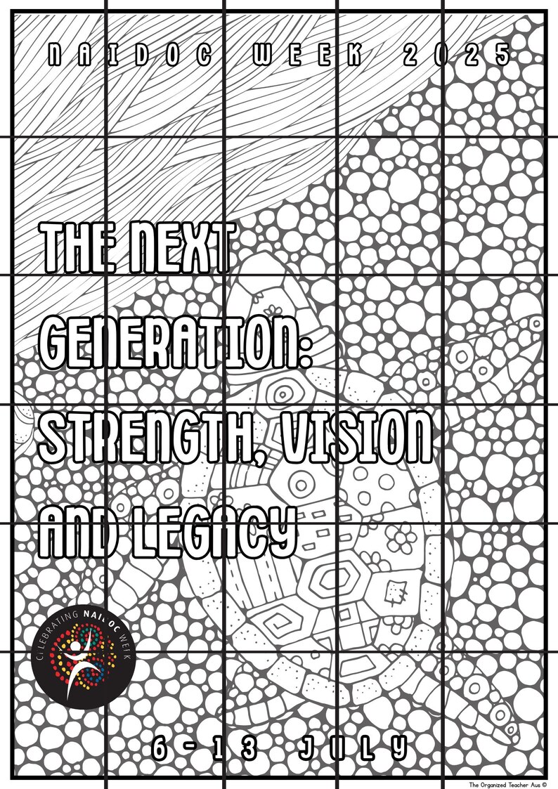 NAIDOC Week 2025 Themed | Commemorative Collaborative Colouring Craft ...