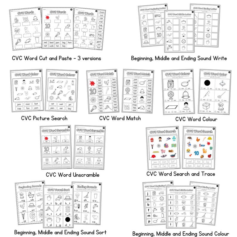 VIC Font | Early Phonics ULTIMATE Bundle | CVC, Beginning, Middle ...