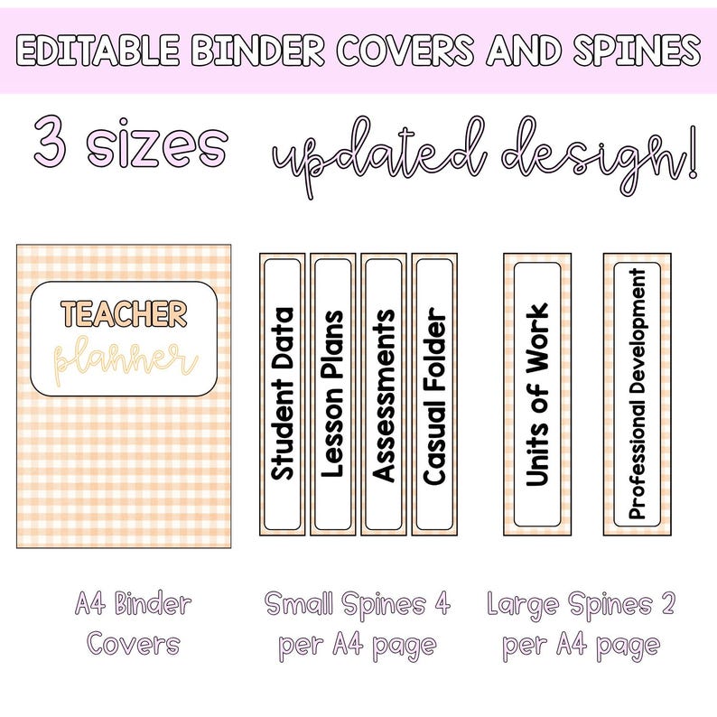 Editable Binder Labels and Spine Labels | Classroom Organisation ...