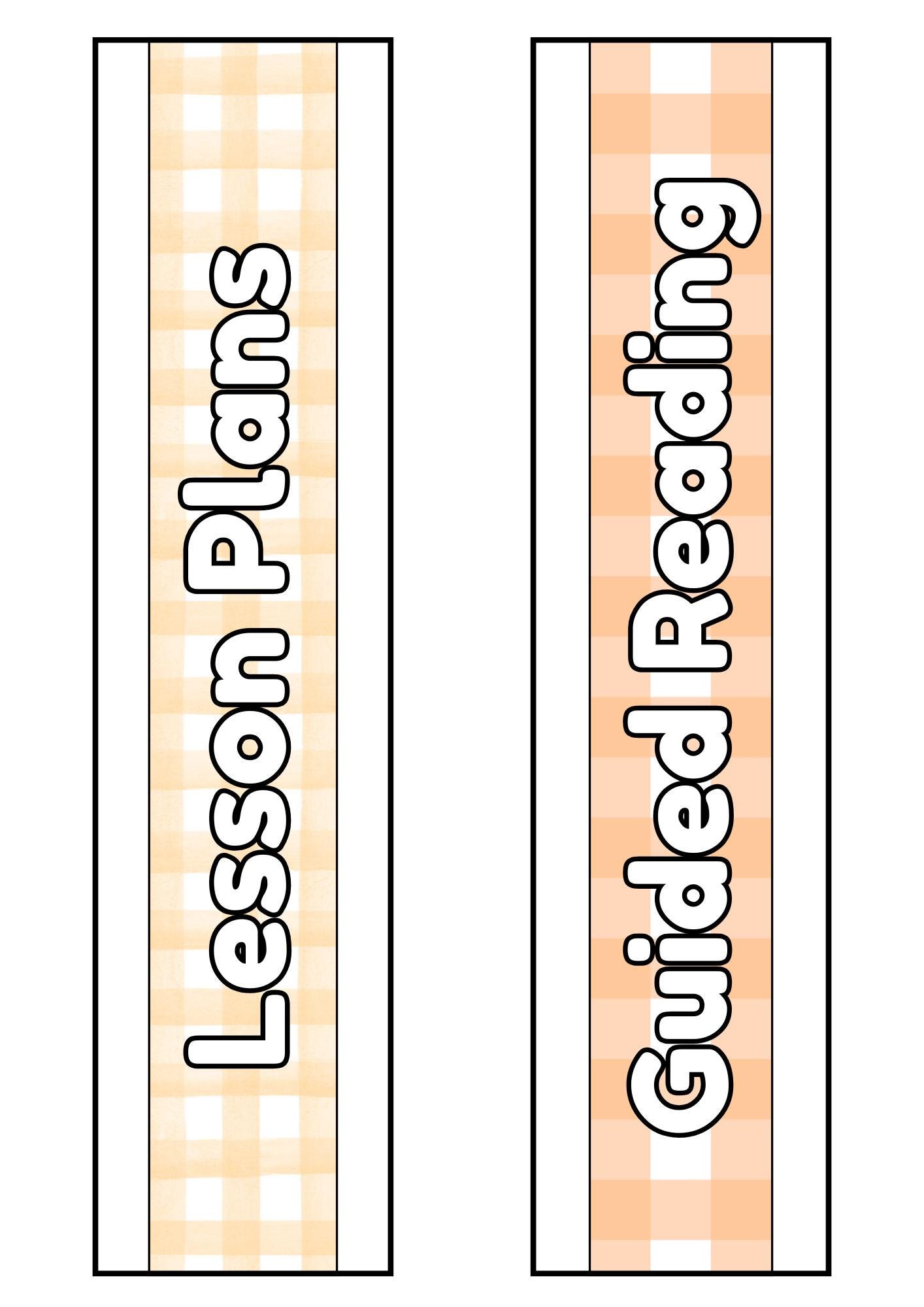 Editable Binder Labels and Spine Labels | Classroom Organisation ...