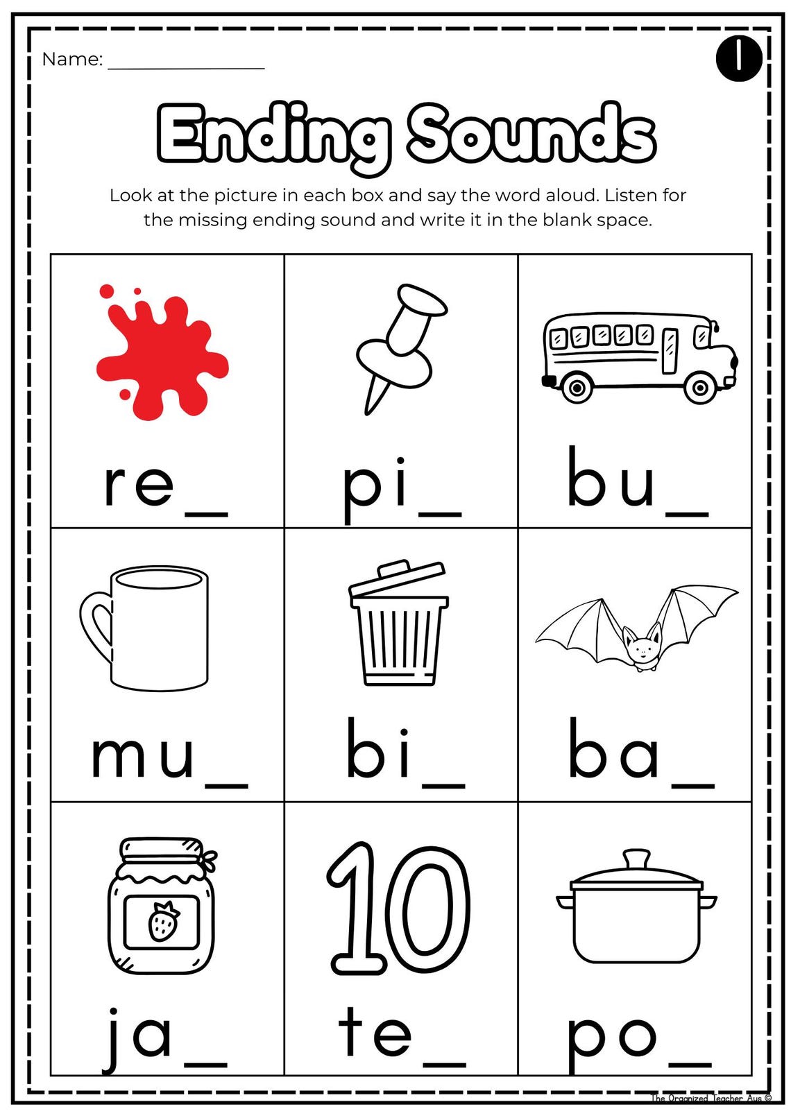 CVC Word Work | Ending Letters and Sounds MEGA Bundle | Kindergarten ...