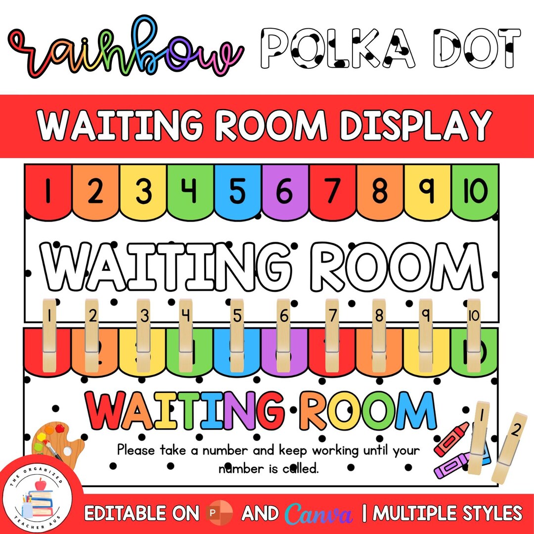 Editable Teacher Waiting Room Display | Classroom Time Management Tool ...