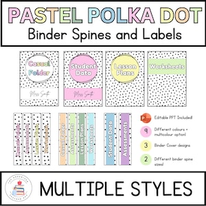 Editable Binder Labels and Spine Labels | Classroom Organisation ...