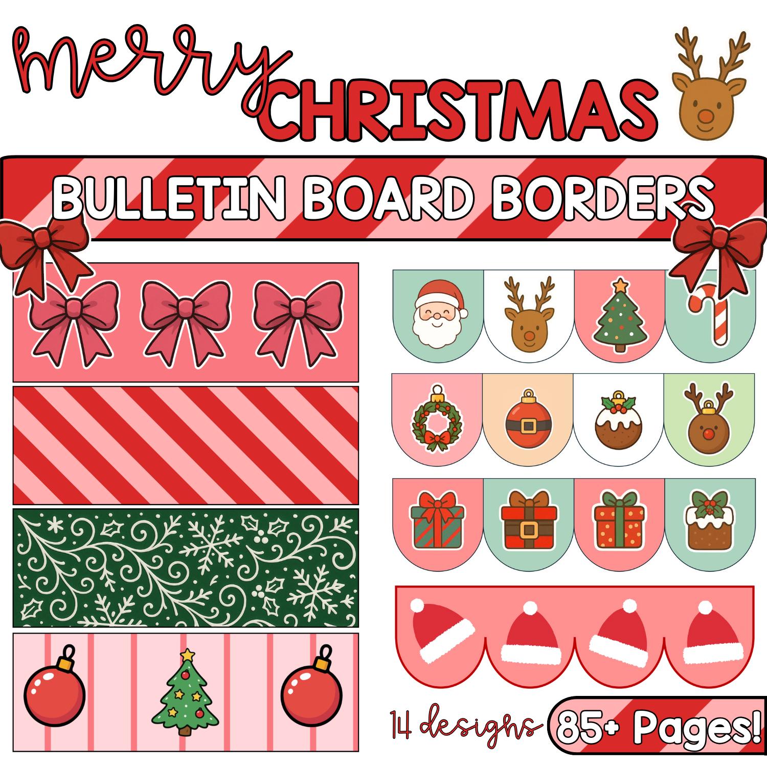 Merry Christmas | Bulletin Board Border Trims | Seasonal Classroom ...