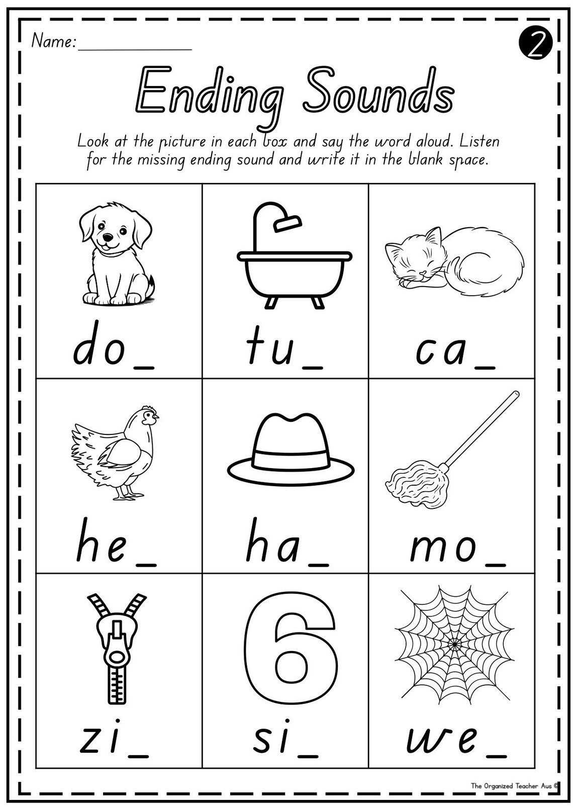 VIC Font CVC Word Work | Ending Letters and Sounds MEGA Bundle ...