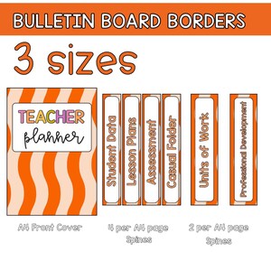 Editable Binder Labels and Spine Labels | Groovy Retro Themed Decor ...