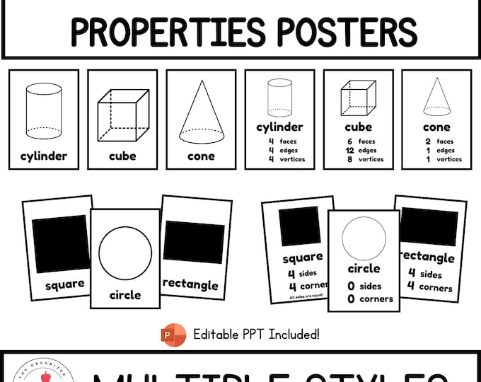 2D Shape Posters | Geometry Posters | Classroom Display | Math ...