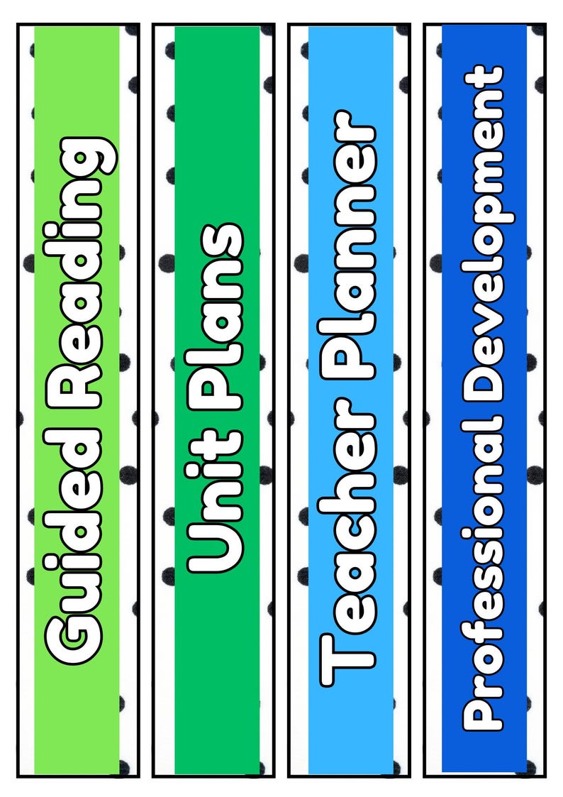 Editable Binder Labels and Spine Labels | Classroom Organisation ...