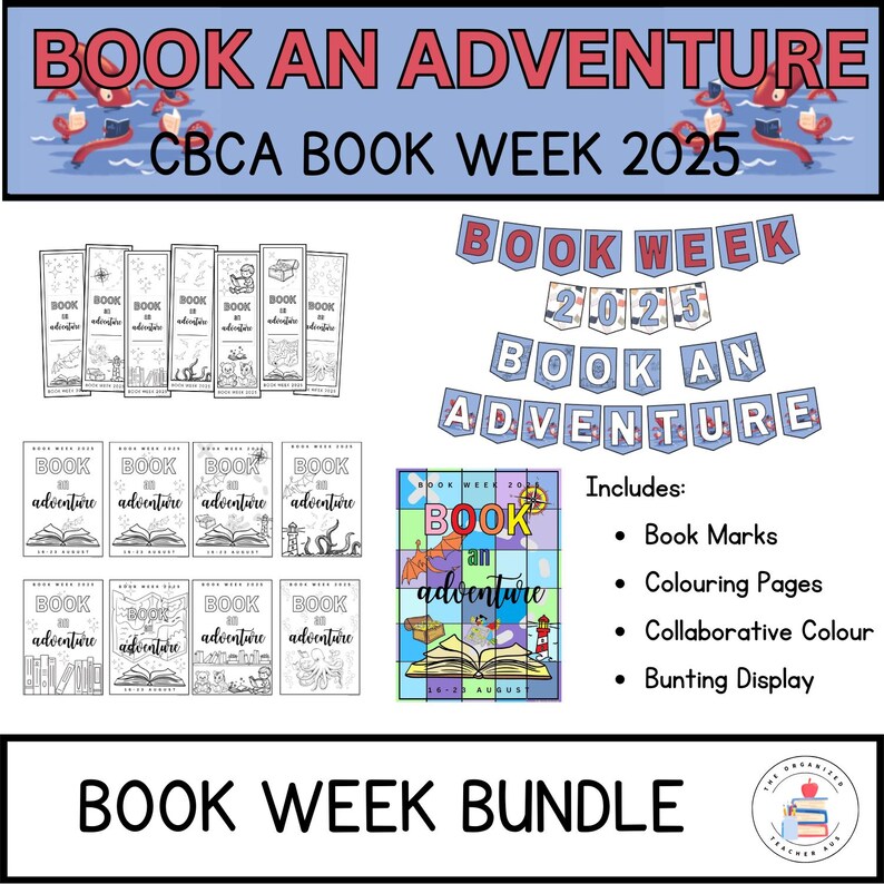 CBCA Book Week 2025 | Book an Adventure | Activity Bundle - Etsy