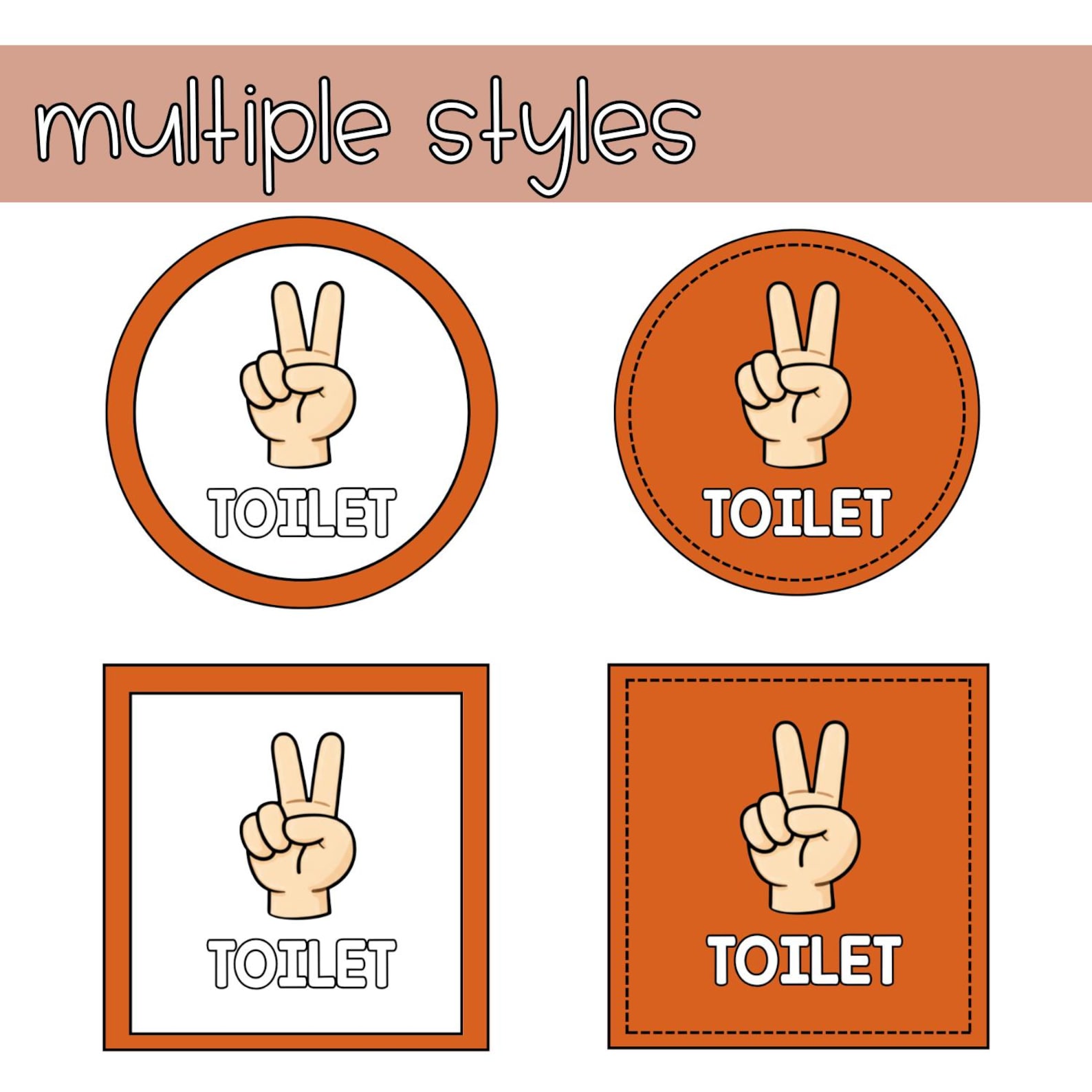 Hand Signals Posters | Classroom Management | Muted Boho Neutral Tones ...