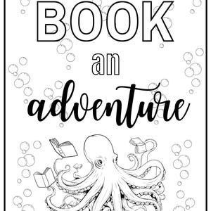 CBCA Book Week 2025 | Book an Adventure | Colouring in Pages - Etsy