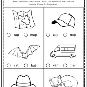 Early Learning CVC Word Work Phonics Bundle | 100 + Pages ...