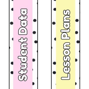 Editable Binder Labels and Spine Labels | Classroom Organisation ...