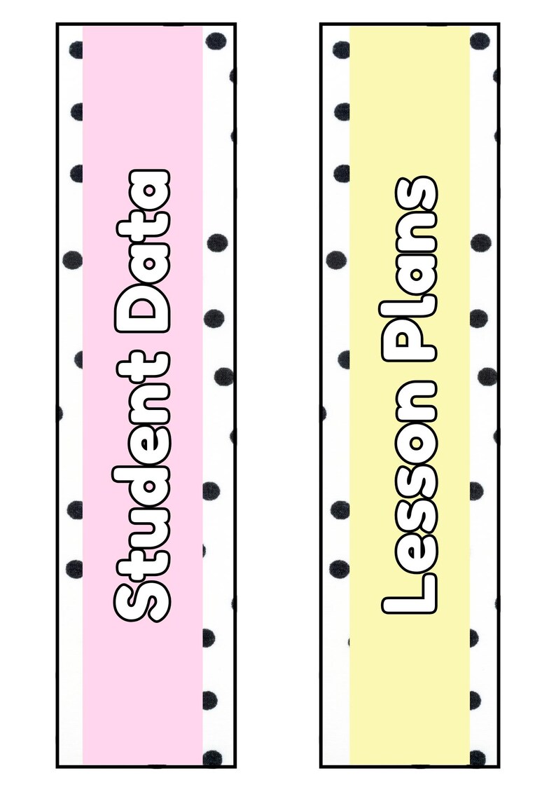 Editable Binder Labels and Spine Labels | Classroom Organisation ...
