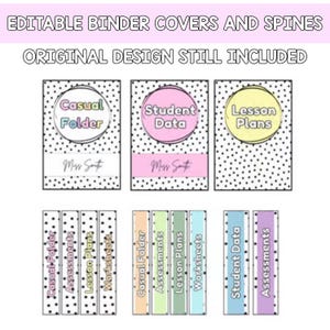 Editable Binder Labels and Spine Labels | Classroom Organisation ...