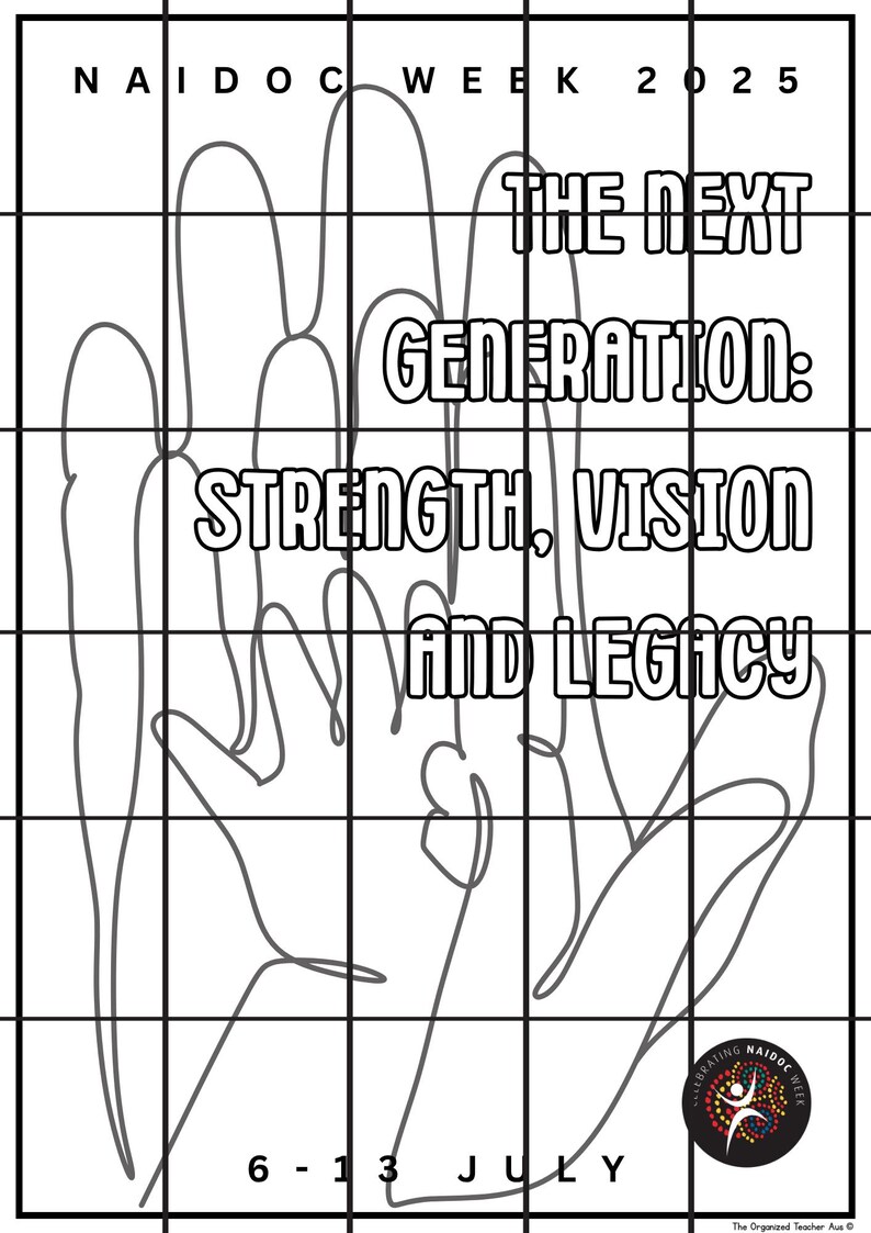 NAIDOC Week 2025 Themed | Commemorative Collaborative Colouring Craft ...