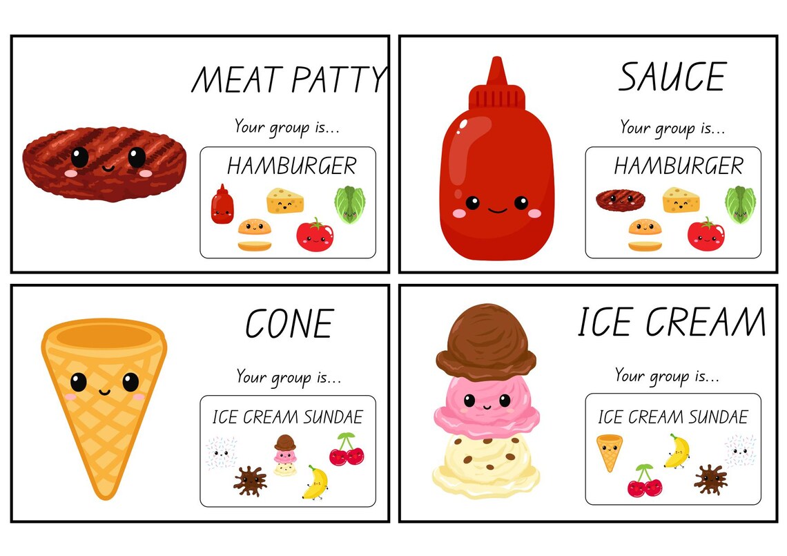 QLD Font Groups of 6 Organisation Pairing Cards | Group Work Partnering ...