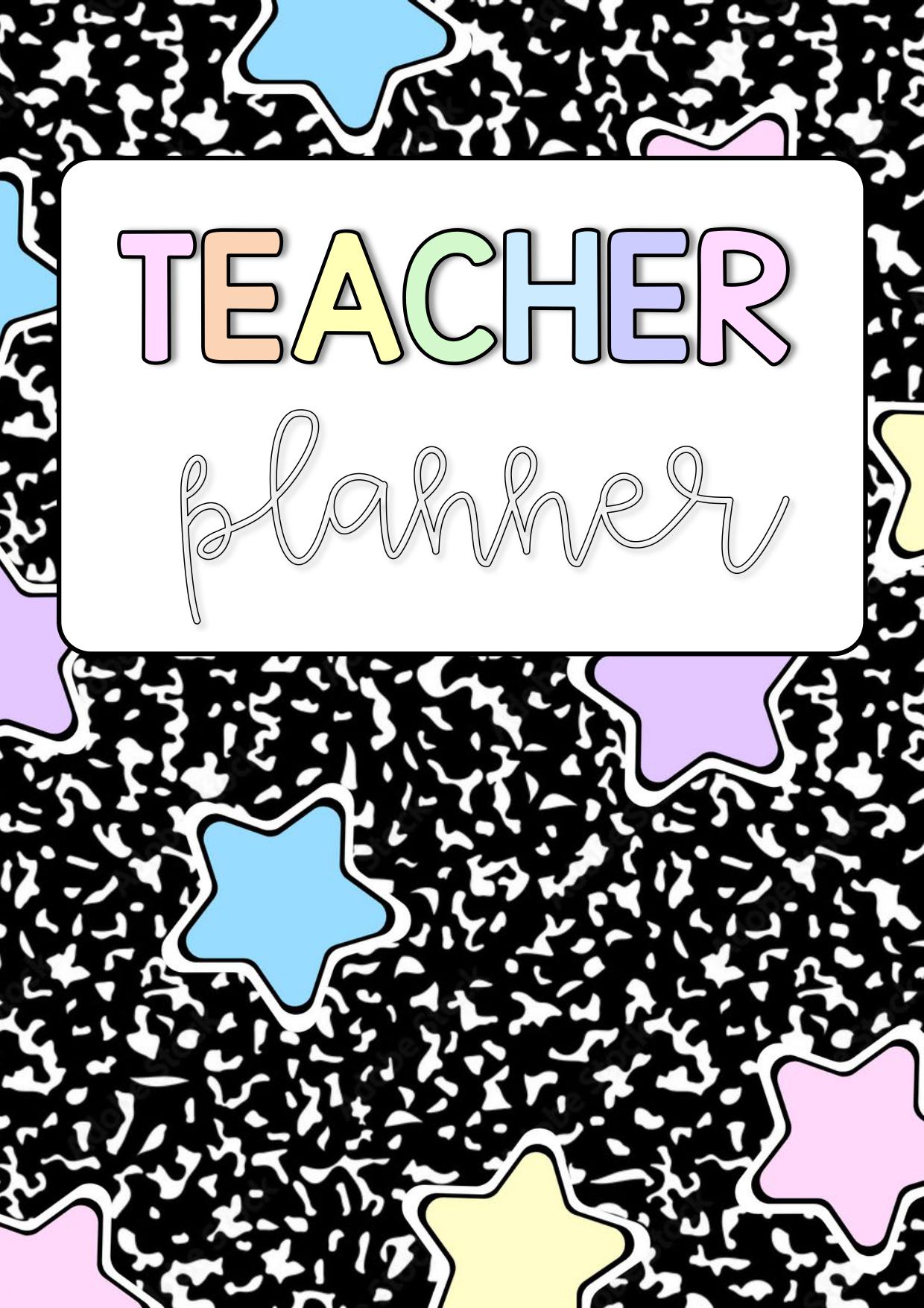 Editable Binder Labels and Spine Labels | Pastel Composition Notebook ...