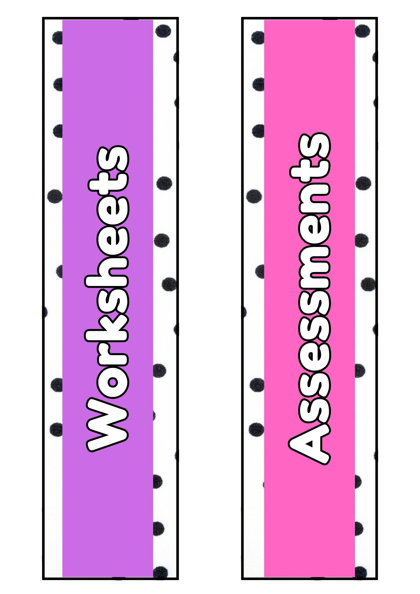 Editable Binder Labels and Spine Labels | Classroom Organisation ...