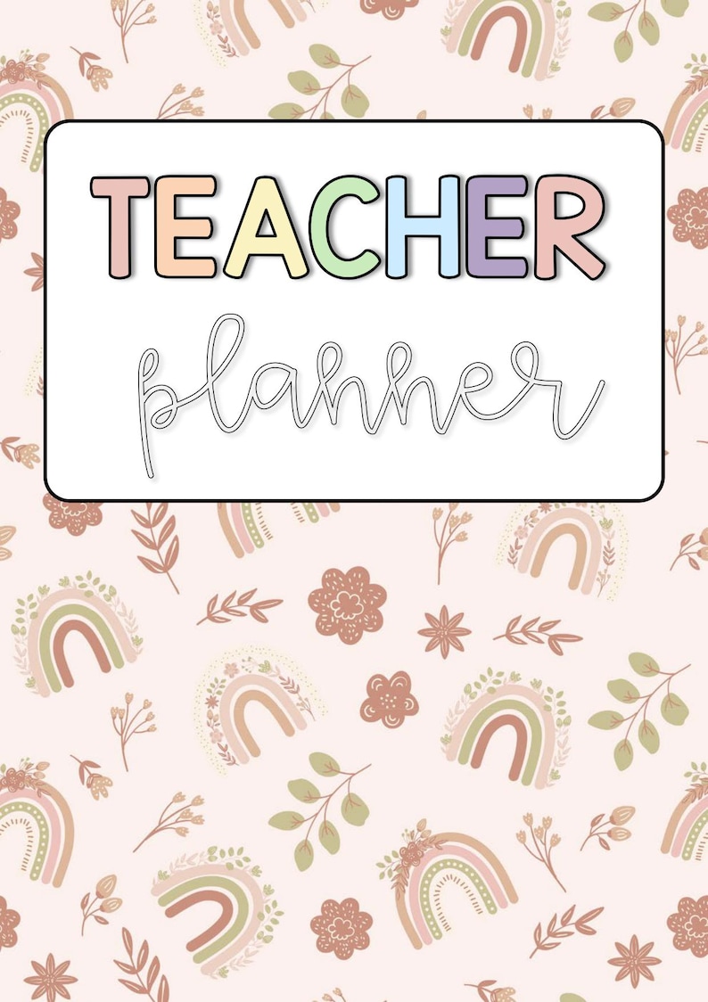 Editable Binder Labels and Spine Labels | Boho Neutrals Themed Decor ...