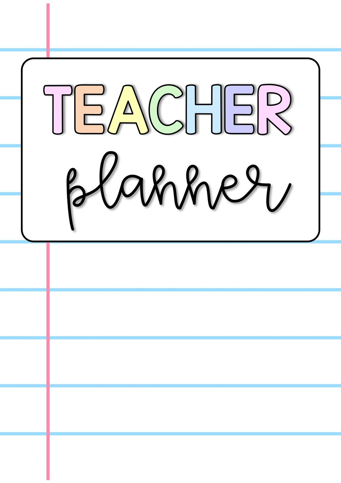 Editable Binder Labels and Spine Labels | Pastel Composition Notebook ...