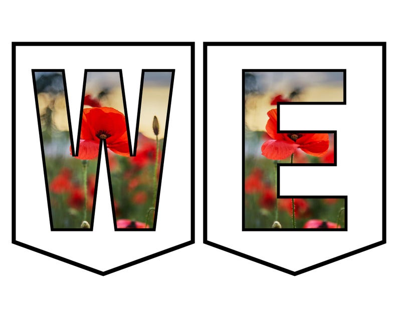 ANZAC Day | Lest We Forget | Commemorative Display Bunting - Etsy Australia