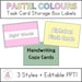 Editable Task Card Box Labels | Pastel Colours | Kmart Craft Storage ...