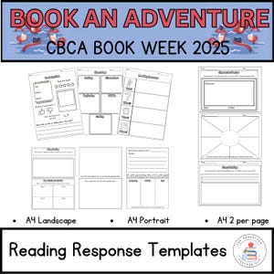 CBCA Book Week 2025 | Book an Adventure | Activity Bundle - Etsy
