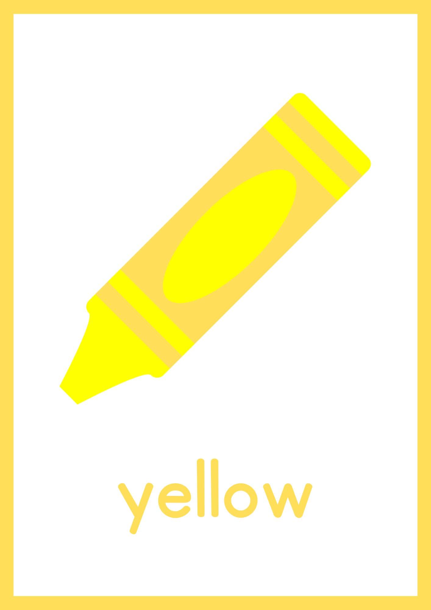 Crayon Themed Rainbow Colours / Colors Identification Posters ...