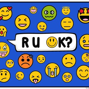 R U OK? Day | Printable Colouring in Pages | RU OK Day School Resource ...