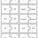 VIC Font | Editable Dolce Sight Word Match up Puzzles | Kindergarten ...
