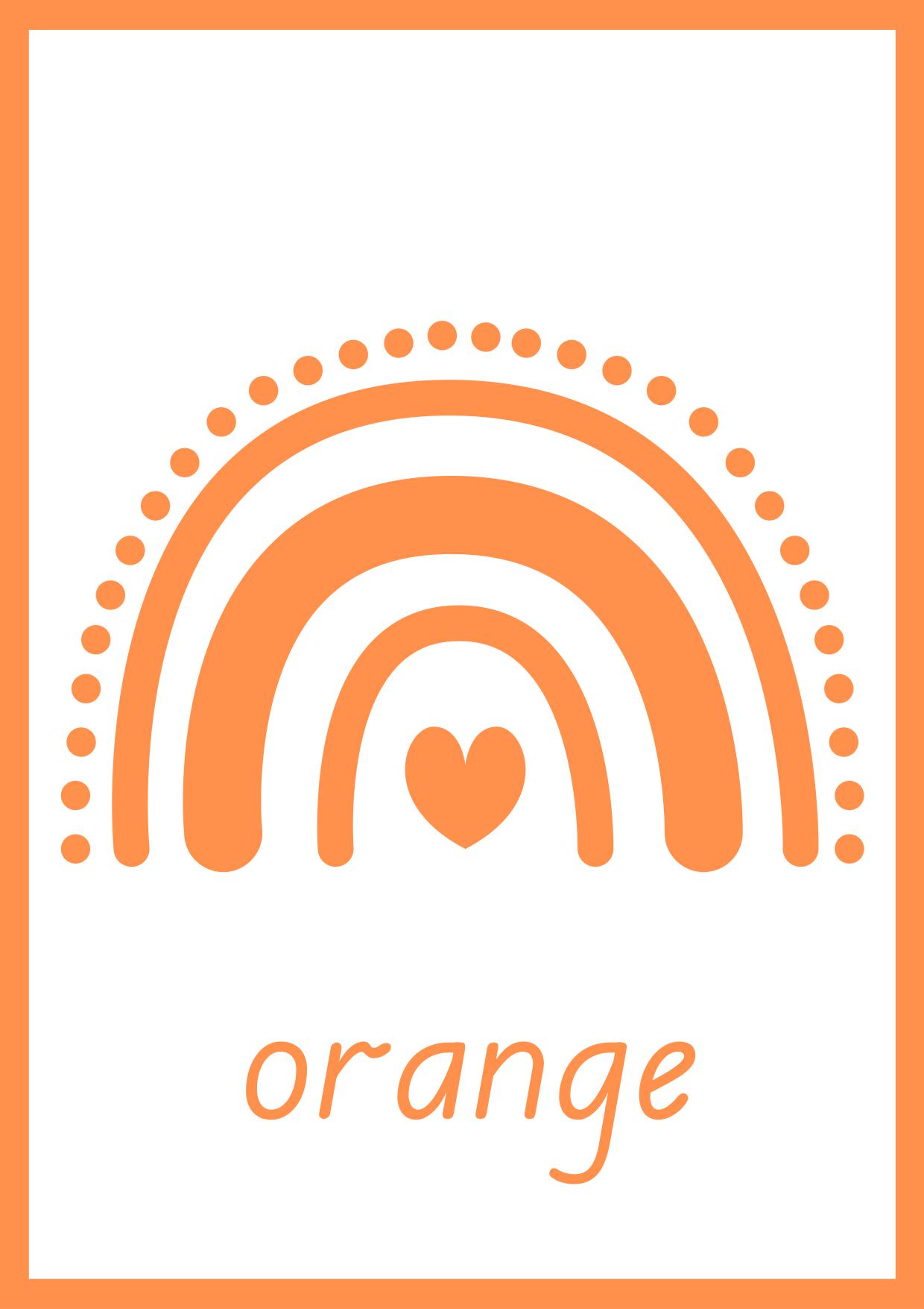 VIC Font | Rainbow Themed Color/colour Identification Posters | Rainbow ...