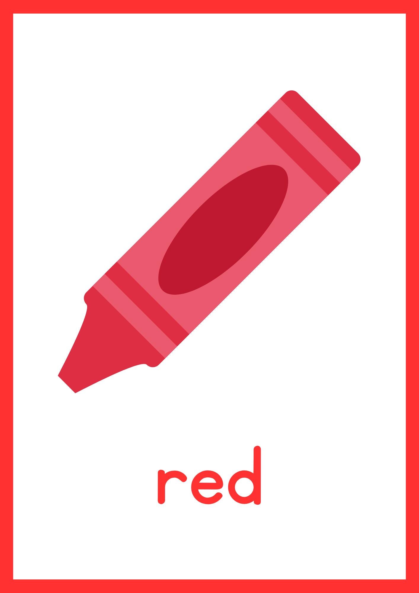Crayon Themed Rainbow Colours / Colors Identification Posters ...
