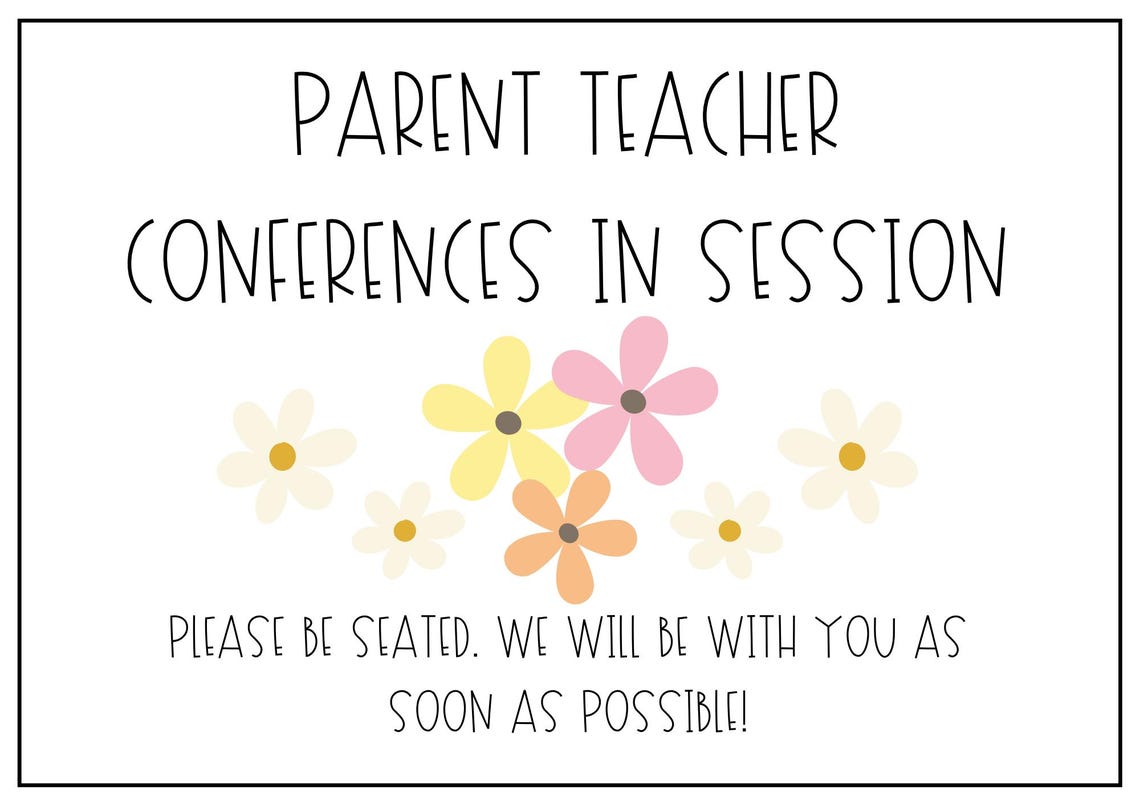 Editable Parent-teacher Conference Toolkit | Printable Forms, Templates ...