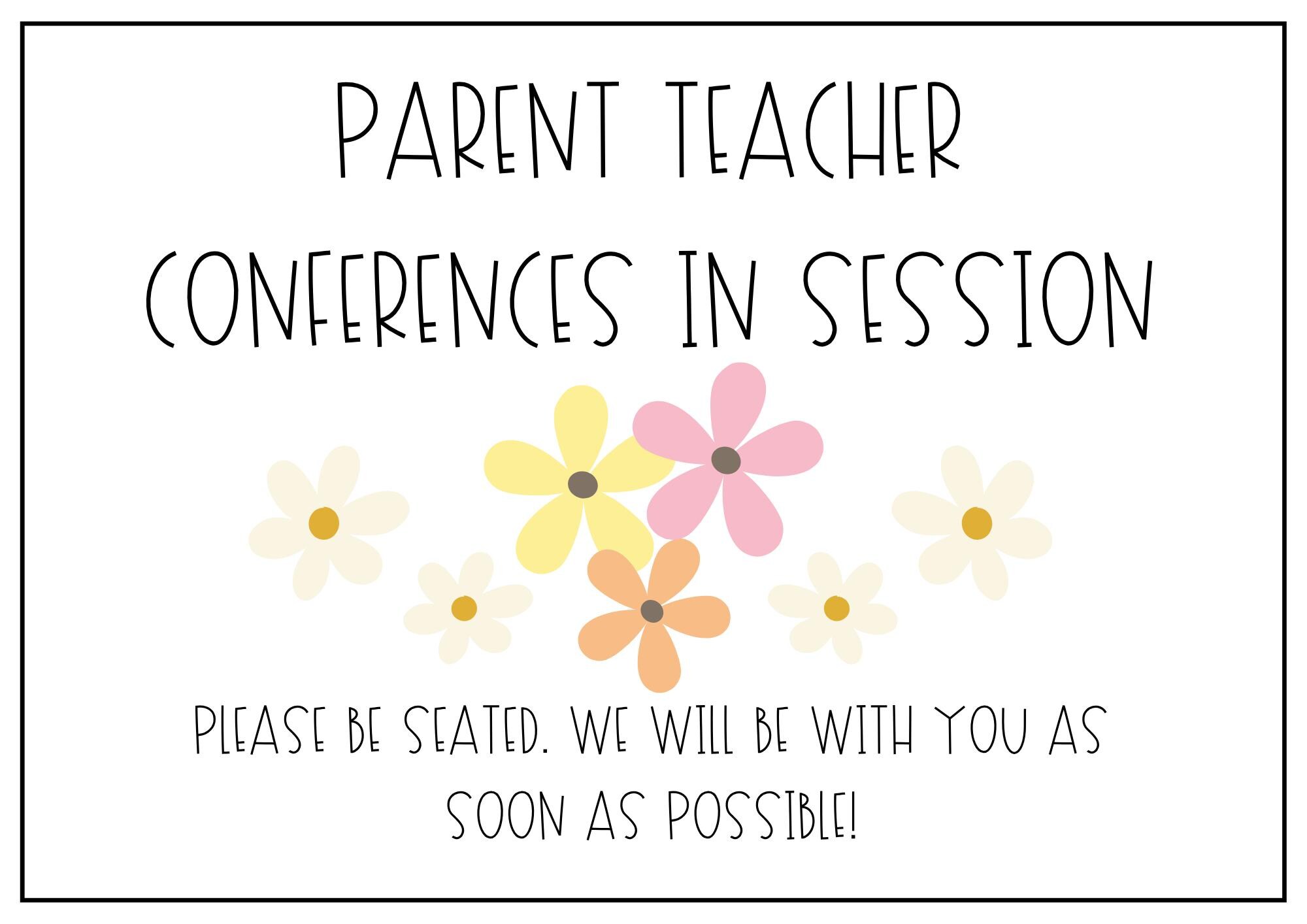 Editable Parent-teacher Conference Toolkit | Printable Forms, Templates ...