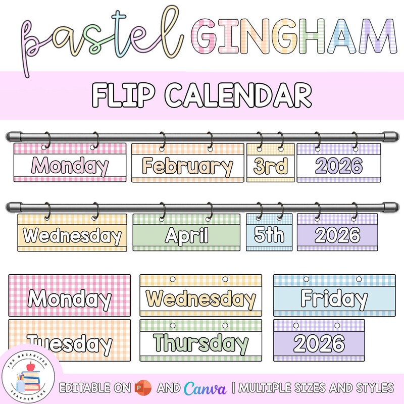 Flip Calendar - Etsy