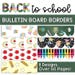 Bulletin Board Border Trims | Back to School Theme | Printable ...