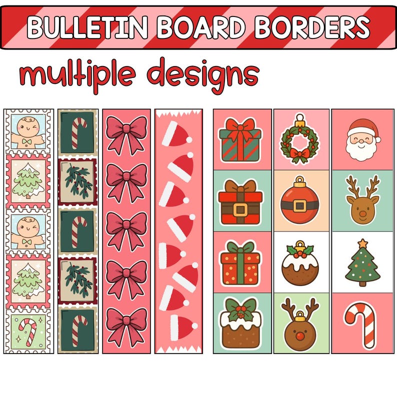 Merry Christmas | Bulletin Board Border Trims | Seasonal Classroom ...