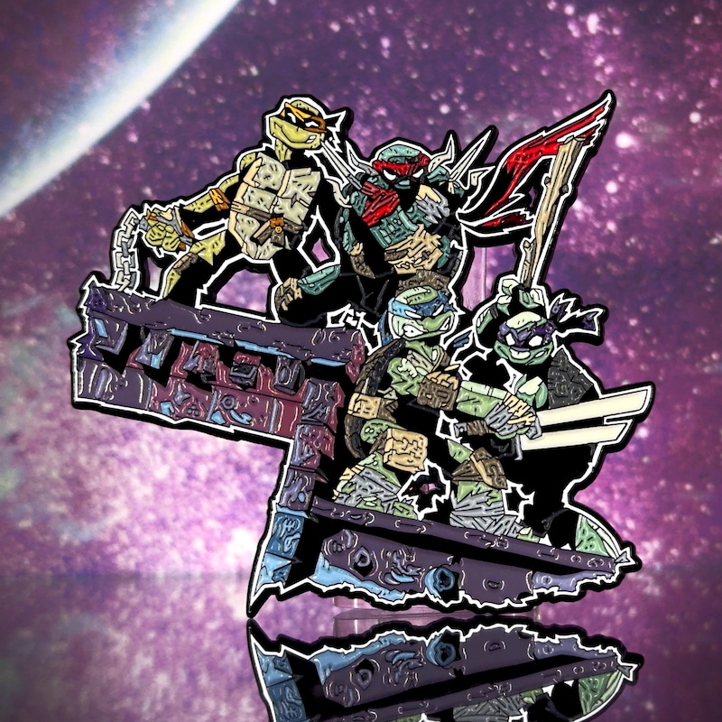 Tmnt Button Pins - Etsy