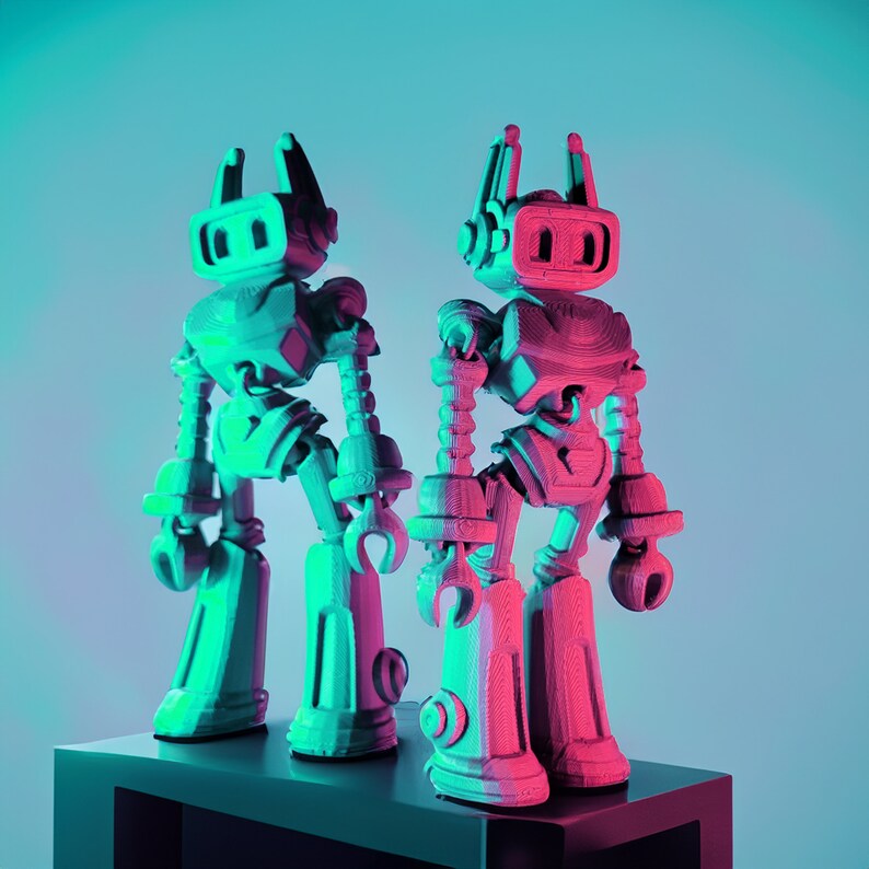 3D STL Robot PRİNT - Etsy