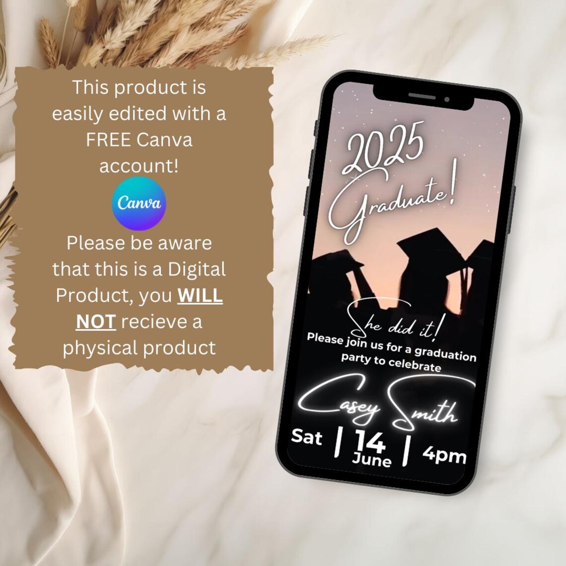 Graduation Party Invitation, Graduation Party Invite, Graduation Party ...