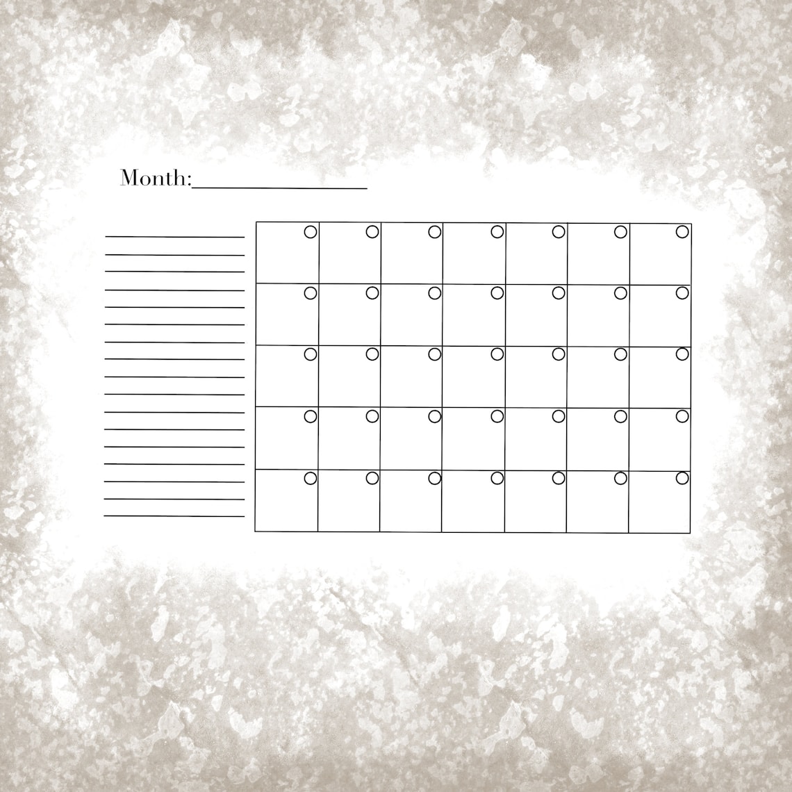 Customisable Digital Calender - Etsy