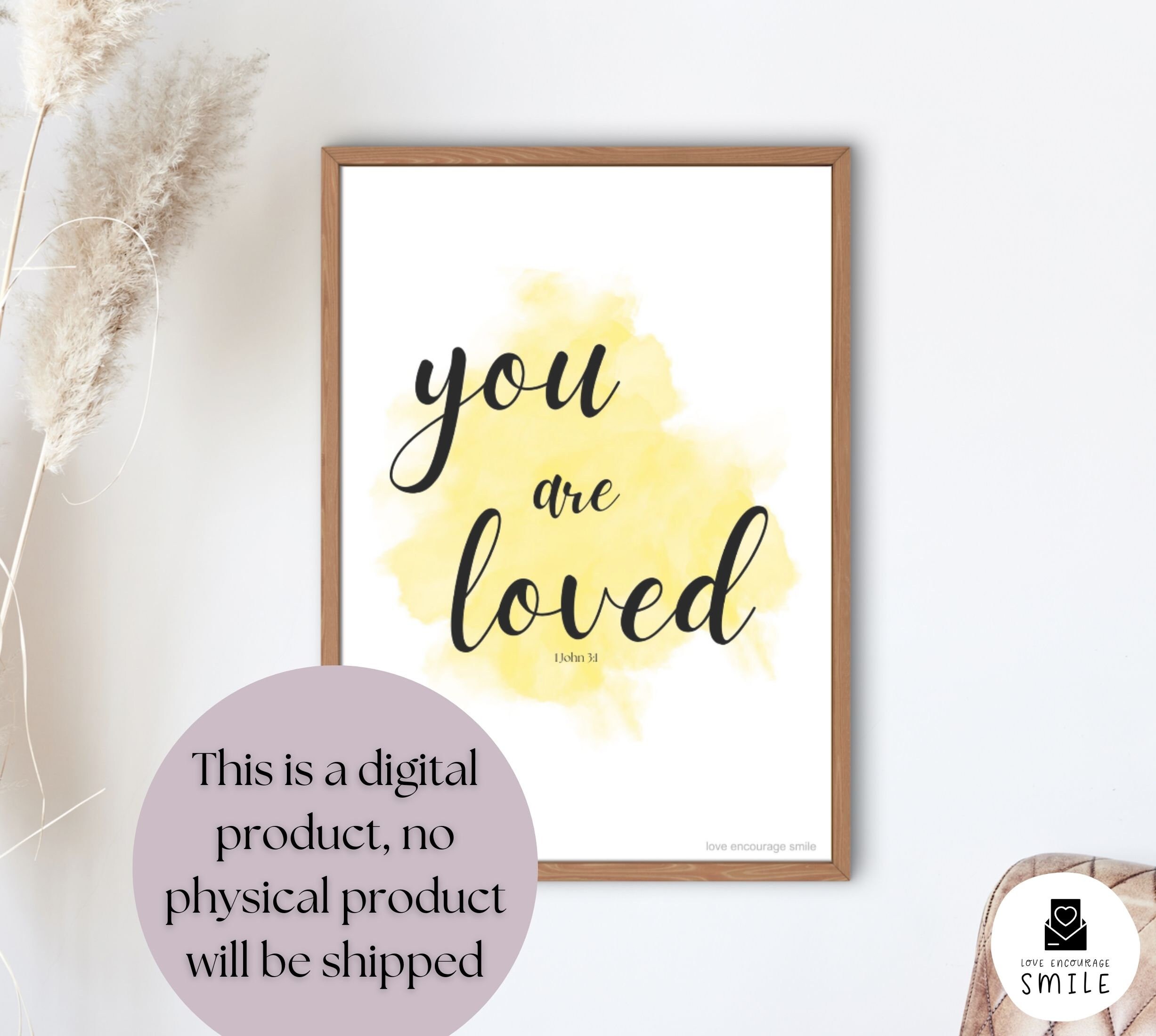 You Are Loved Poster - Digital Download - Etsy