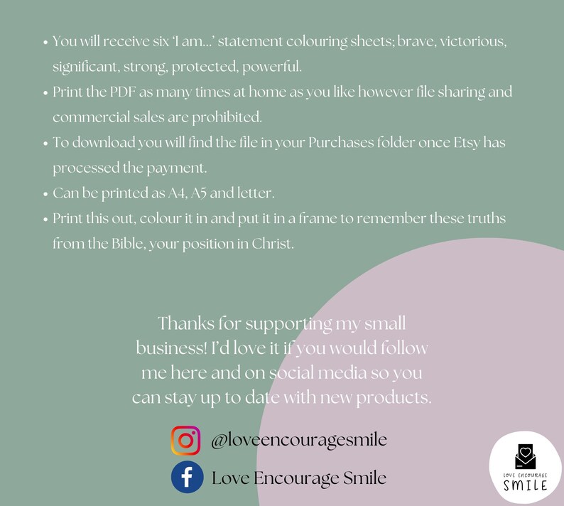 Identity in Christ Colouring Pages - Etsy