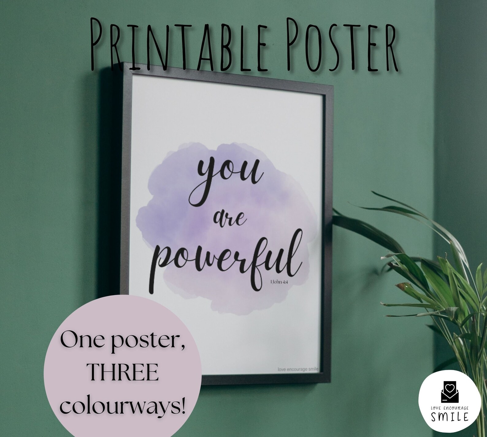 You Are Powerful Poster - Digital Download - Etsy