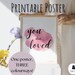 You Are Loved Poster - Digital Download - Etsy