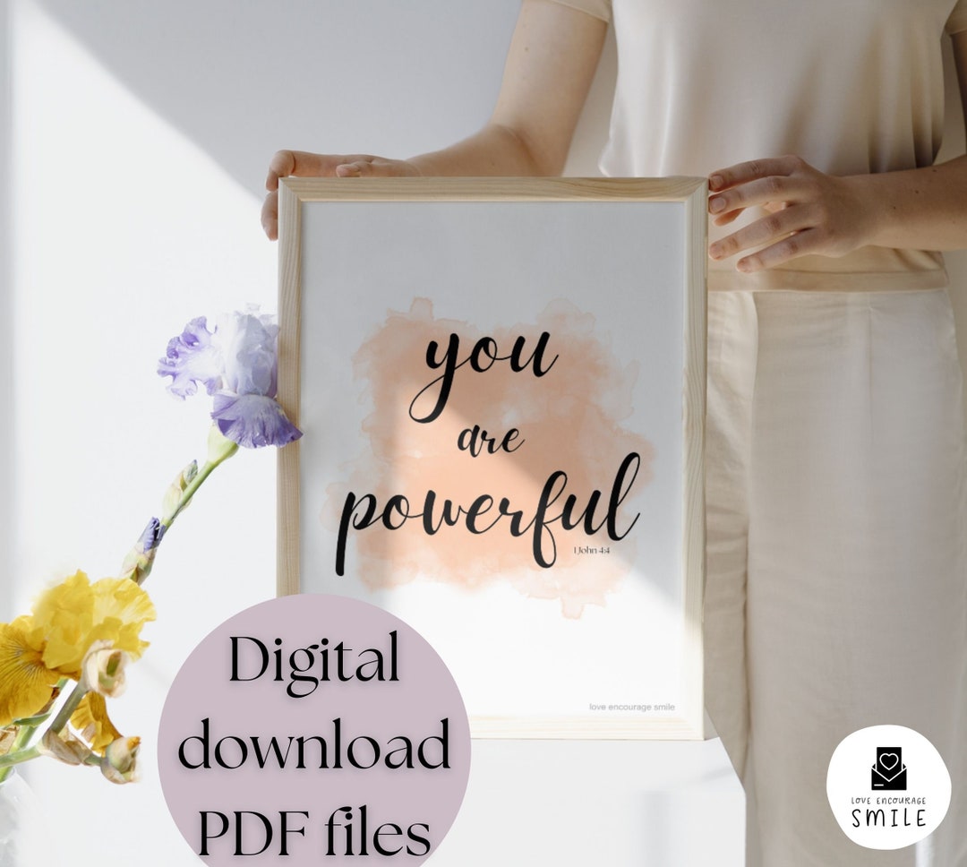 You Are Powerful Poster Digital Download - Etsy