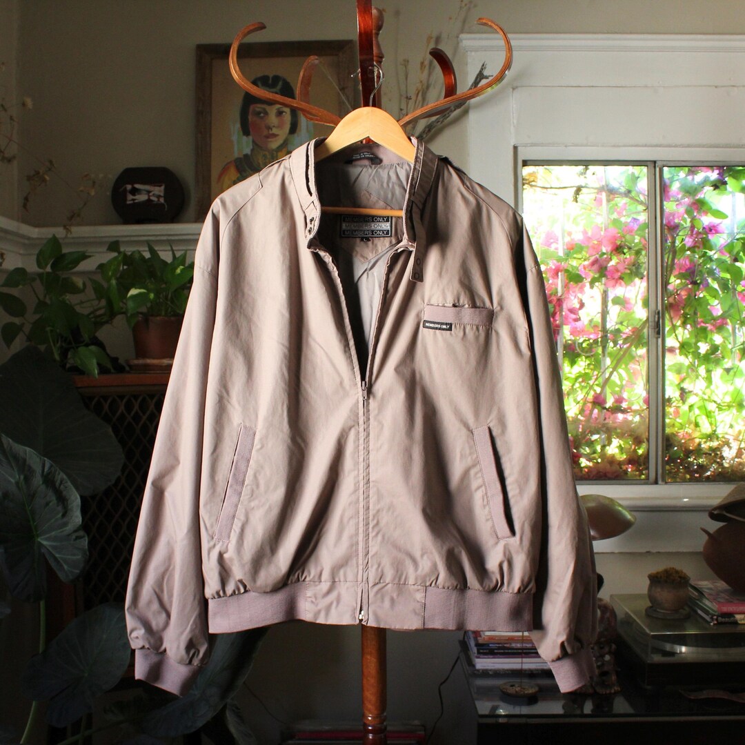 Men’s Vintage 80's Members Only Jacket Mauve, L - Etsy