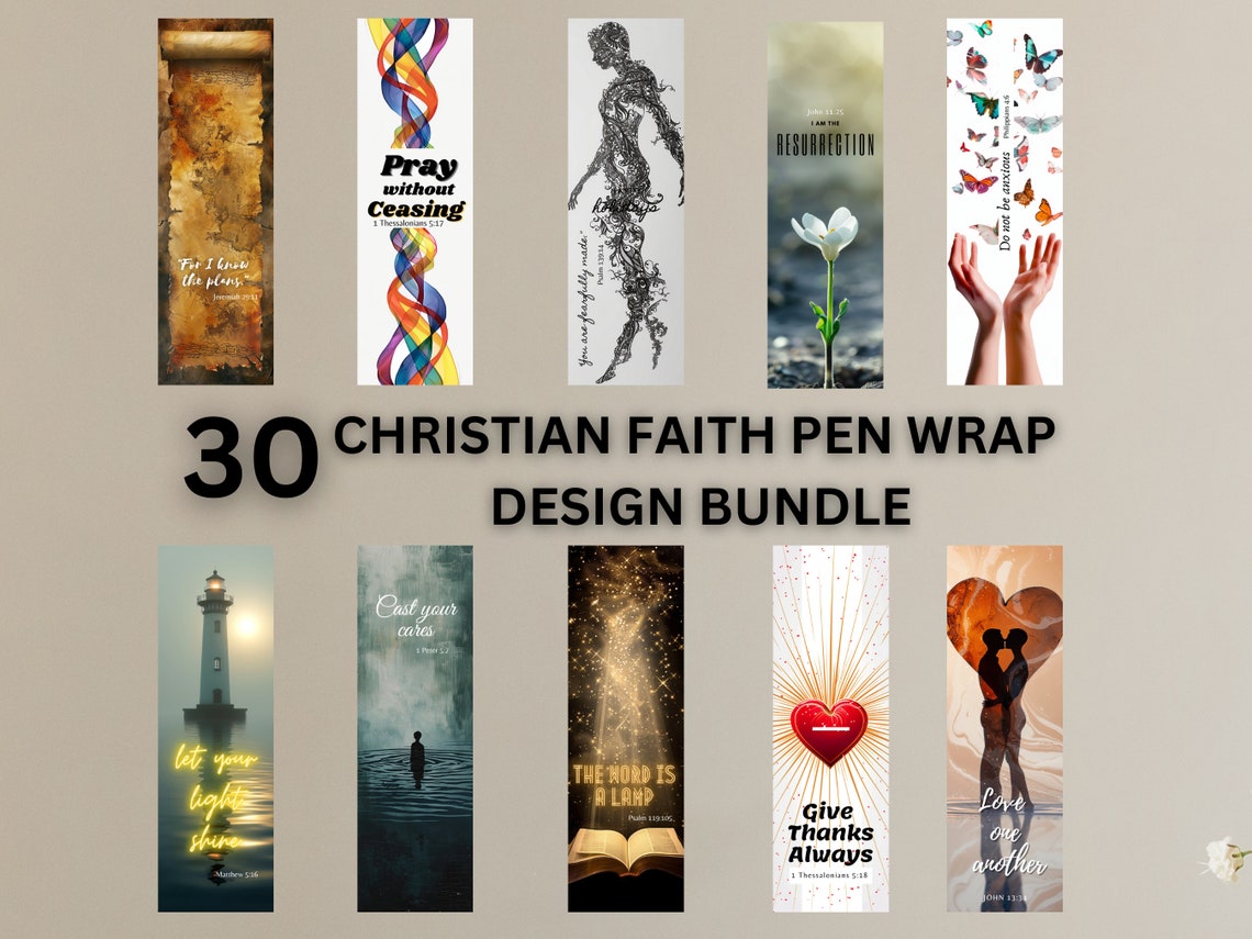 Pen Wrap Sublimation Christian Faith, Bible Verse Pen Wrap Png ...