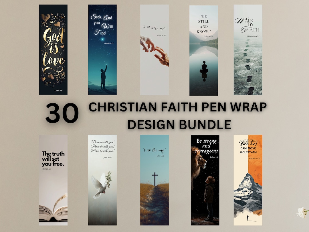 Pen Wrap Sublimation Christian Faith, Bible Verse Pen Wrap Png ...